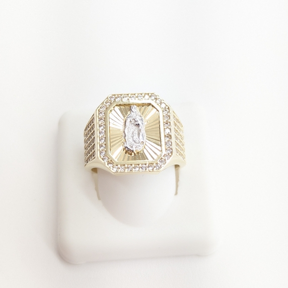 Unbrand | Accessories | Kt Real Gold Virgin Mary Ring For Men | Poshmark